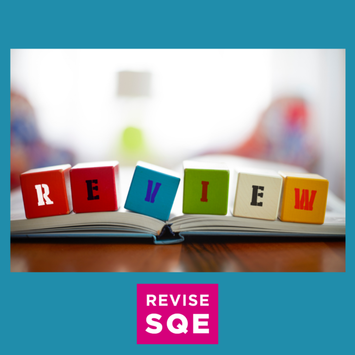 Book Reviews of Revise SQE Study Guides - Revise SQE