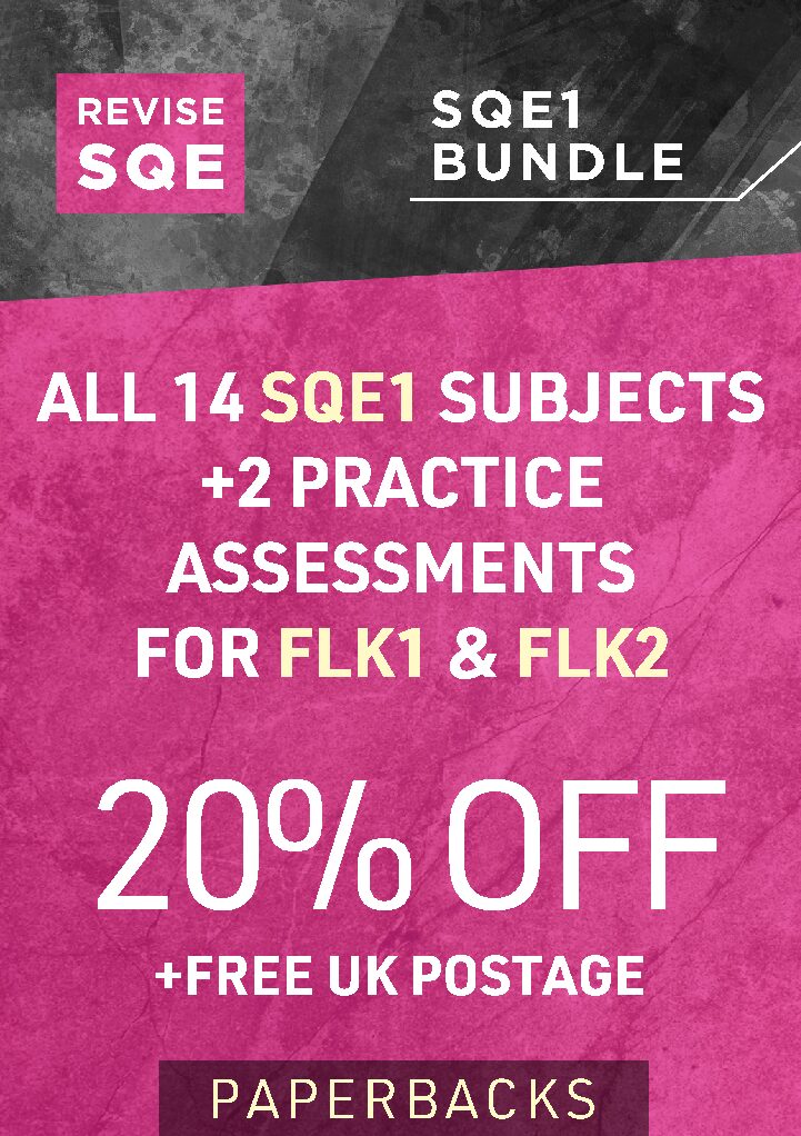 SQE1 Bundle including FLK 1 & 2 (paperbacks) - ReviseSQE
