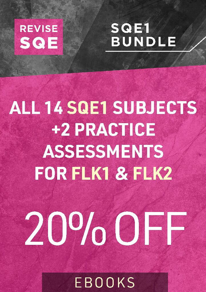 SQE1 Bundle including FLK 1 & 2 (ebooks) - ReviseSQE