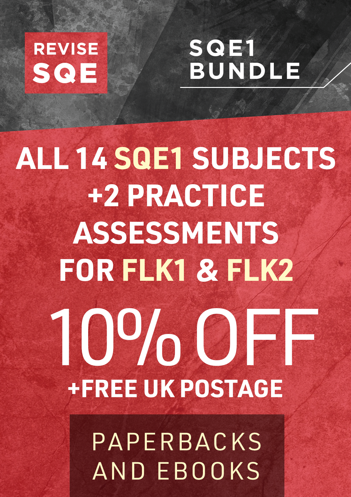 SQE1 Bundle + FLK1 & FLK2 (books and ebooks) - Revise SQE