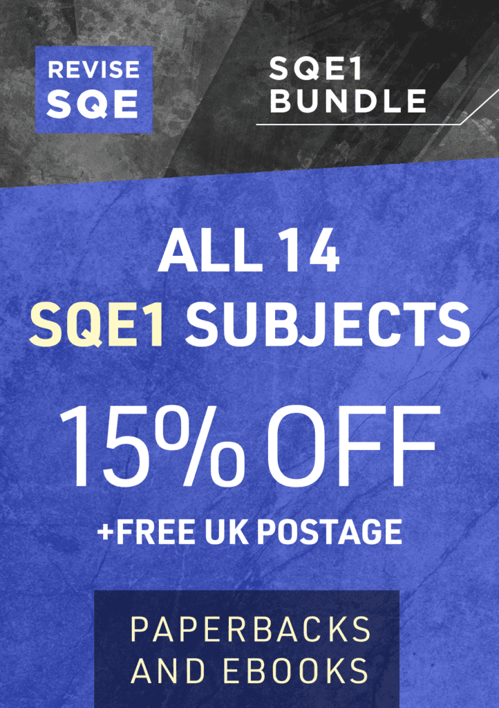 SQE1 Bundle (books and ebooks) - Revise SQE