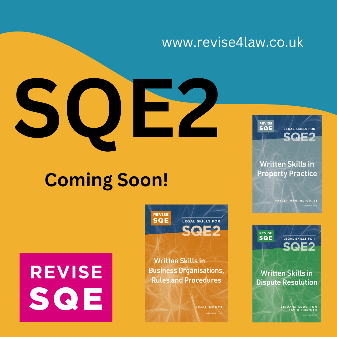 First three SQE2 Titles Publishing! - Revise SQE