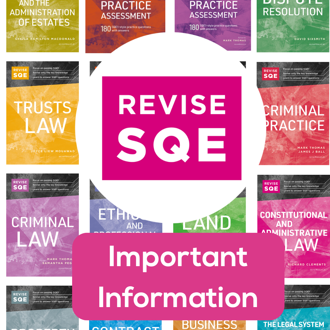 Revise SQE - Helping You Pass The SQE